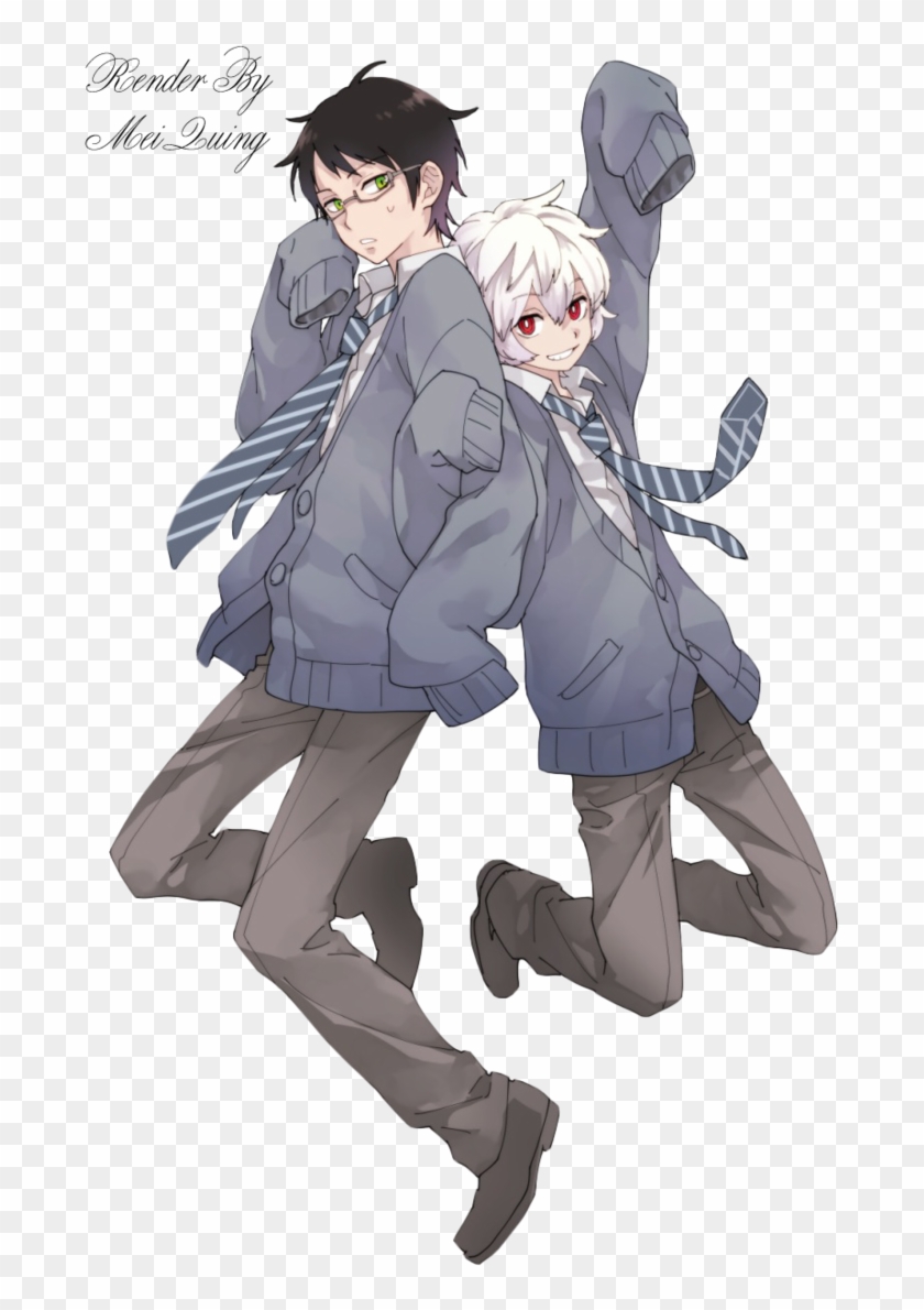 Render [ - World Trigger Yuma X Osamu - Free Transparent PNG Clipart ...